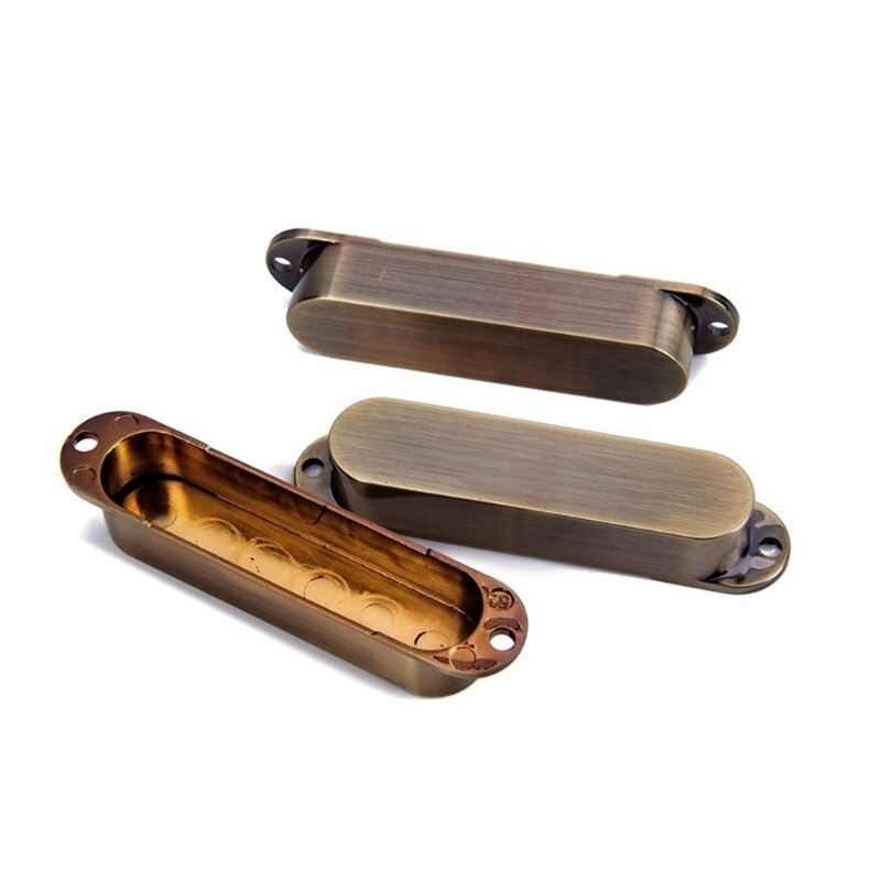 Долговечность Черная Пластиковая Крышка Звукоснимателя Гитарного Грифа Латунная Крышка Звукоснимателя Грифа для Гитар Strats Styles