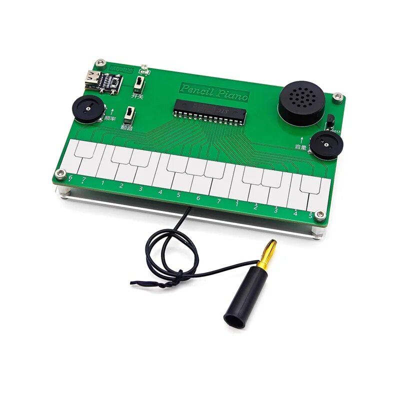 Электронное пианино Pencil Piano, Green B, Зеленый
