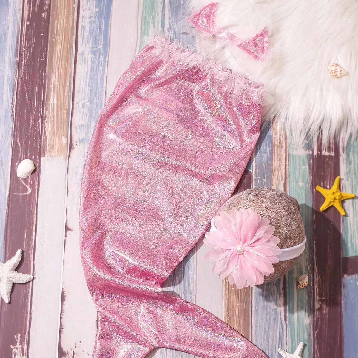 Костюм русалки Ylsteed лавандовый 0-1 год