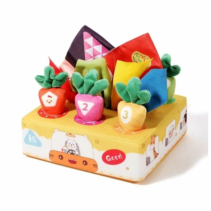 Сенсорная игрушка "Морковка" для малышей