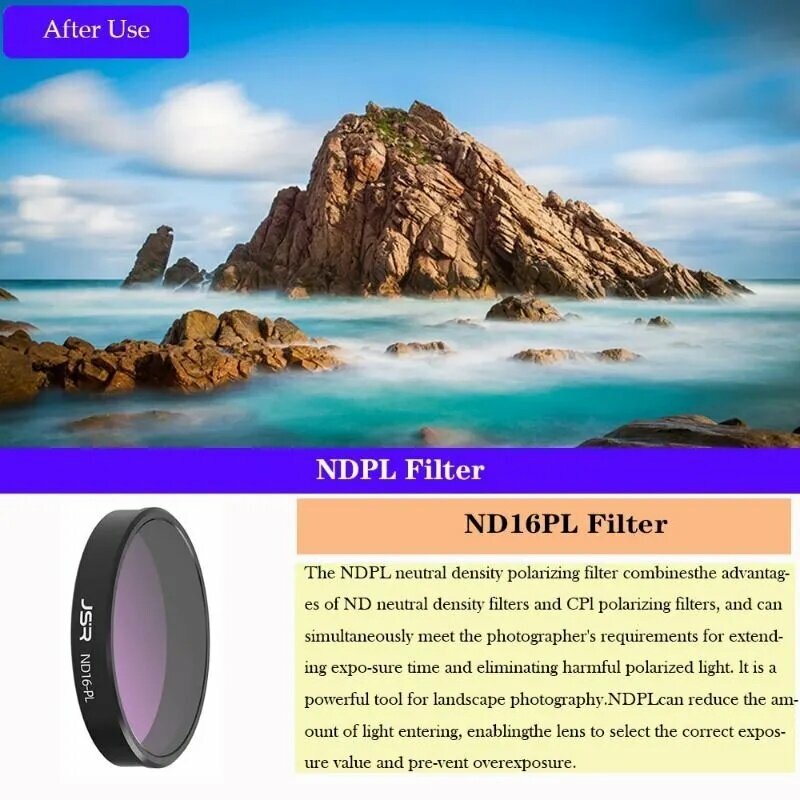 Для OSMO Nano фильтров для объектива Камера PL/UV/ ND16-PL/Черный Мягкий/Ночной защитный фильтр Комплект аксессуаров