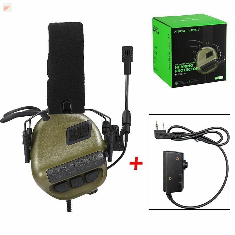 Гарнитура версии ARM NEXT F10 для ношения на голове с адаптером PTT