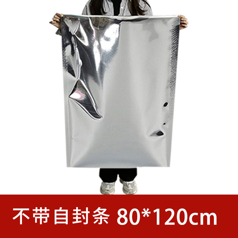 Алюминиевый пакет для хранения риса, упаковочный пакет, большой влагозащитный вакуумный полиэфирный пленочный самозакрывающийся пакет из фольги, защищающий от насекомых, для порционирования