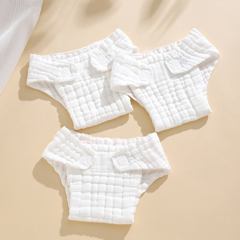 Детские подгузники-трусики с мультяшным принтом, стираемые, для приучения к горшку, из чистого хлопка, дышащие, впитывающие, непротекающие