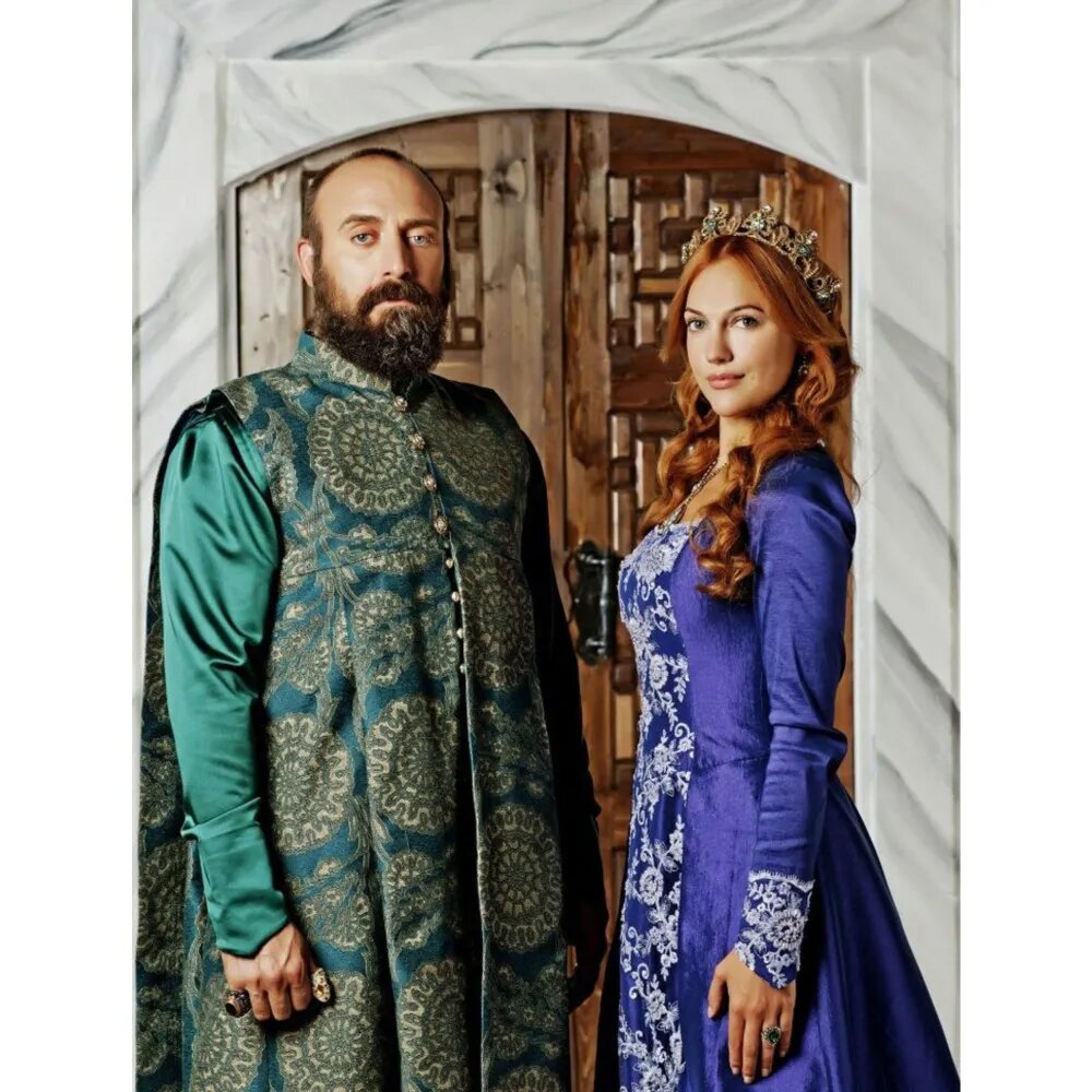 Алмазная Картина "великолепный Век Султан И Хюррем Любовь" 40х50 См Алмазная Вышивка / Картина Стразами Подарков