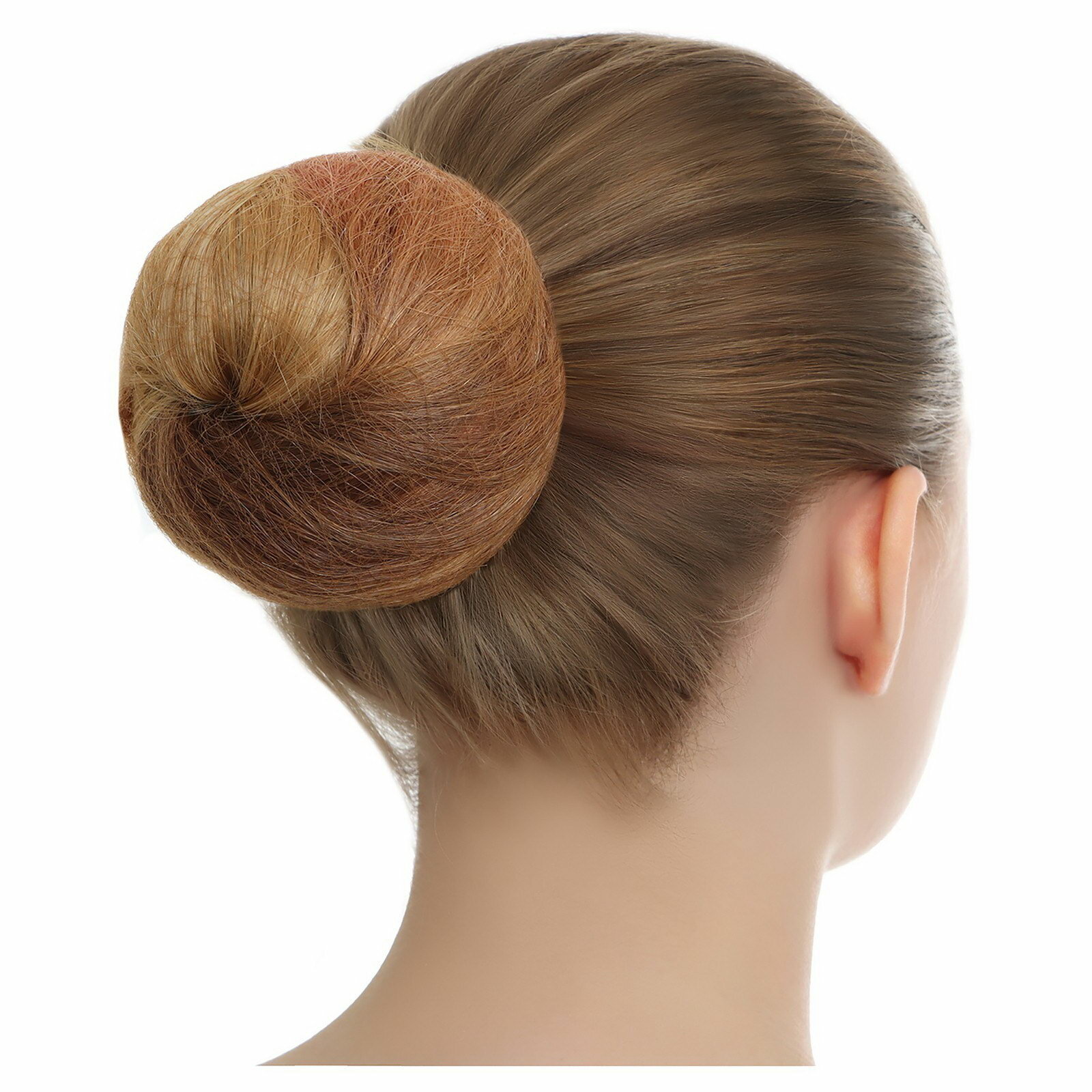 Сетка для волос паутинка, 30 см, цвет кофейный, тип: сетка на пучок, 5 шт.