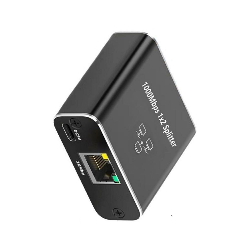 Разветвитель Ethernet RJ45 1 на 2 3 4, 1000 Мбит/с, Разделитель от 1 до 2