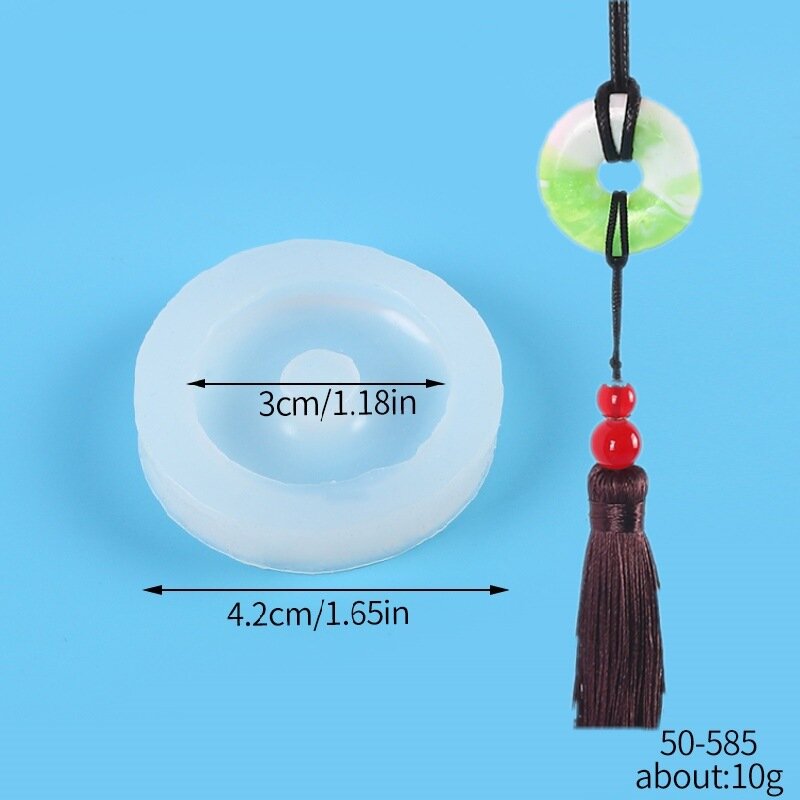 DIY Кристалл Клей капающая форма пинг Пряжка Кулон силиконовая форма Автомобильная подвеска ювелирные изделия Клей