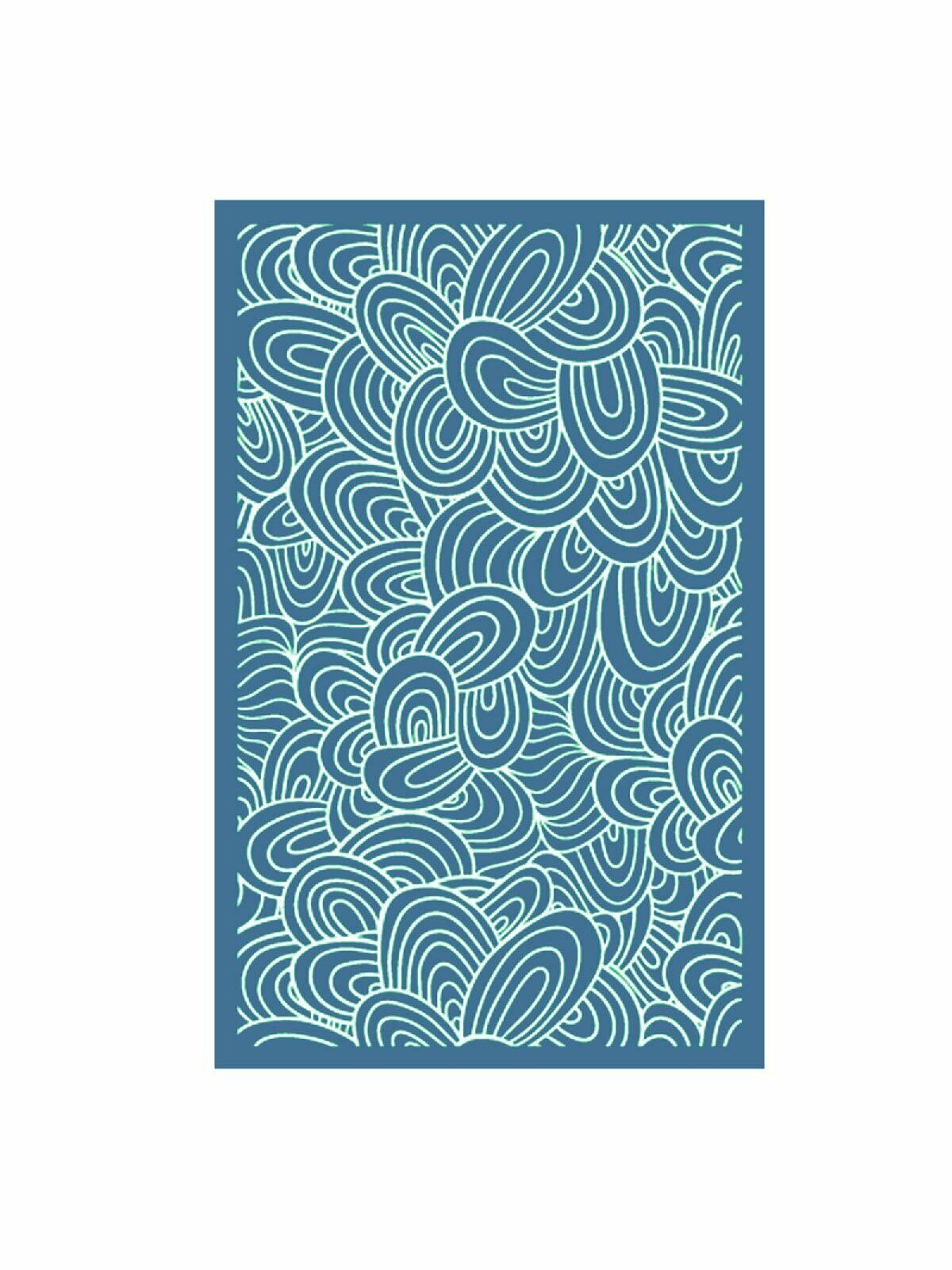 Трафареты для шелкографии, Сетчатые трафареты, ручная печать на глиняных украшениях-Декор