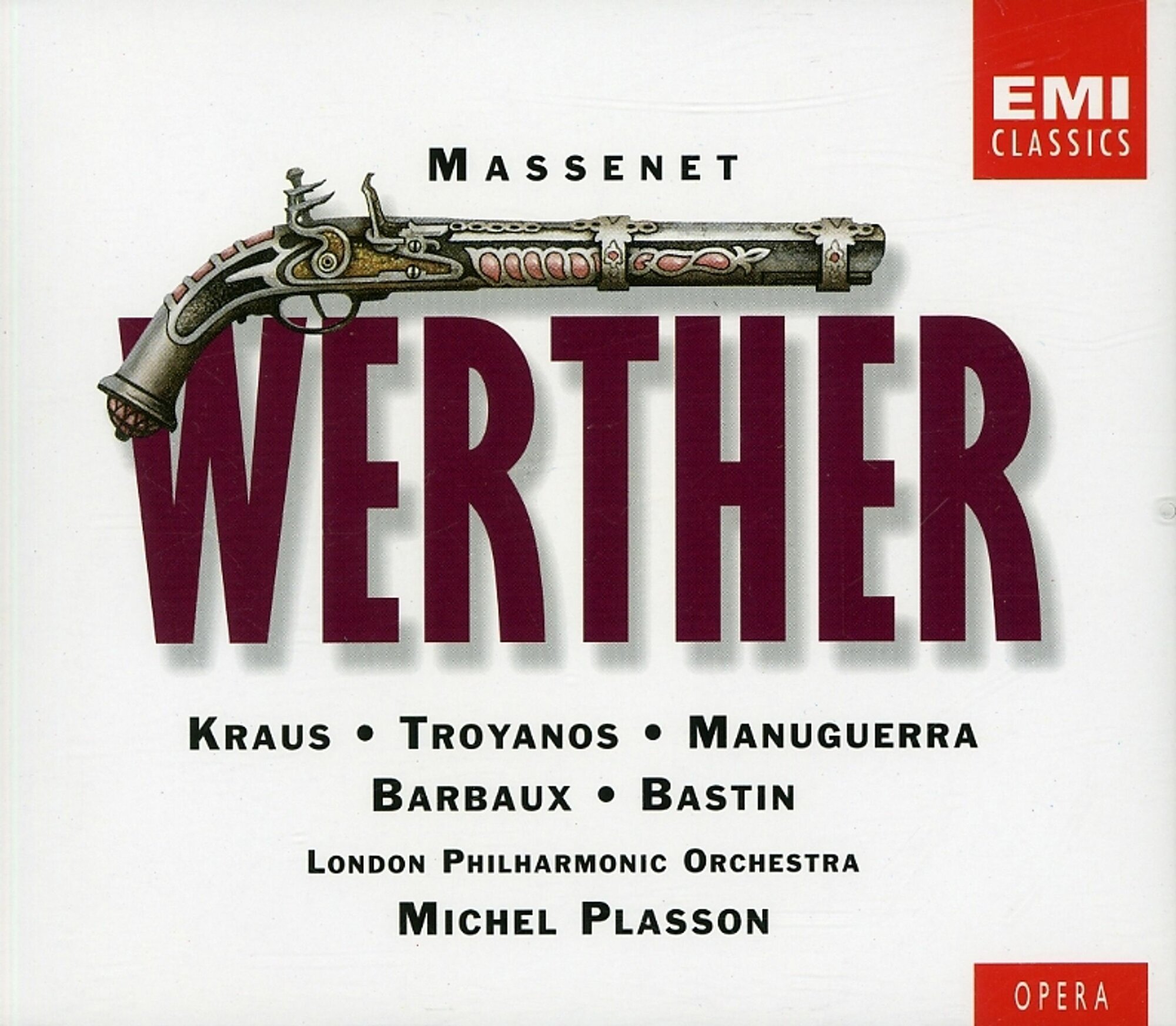 Компакт-диск Massenet: Werther. Alfredo Kraus, Tatiana Troyanos, Michel Plasson and London Philharmonic Orchestra - (2 CD)