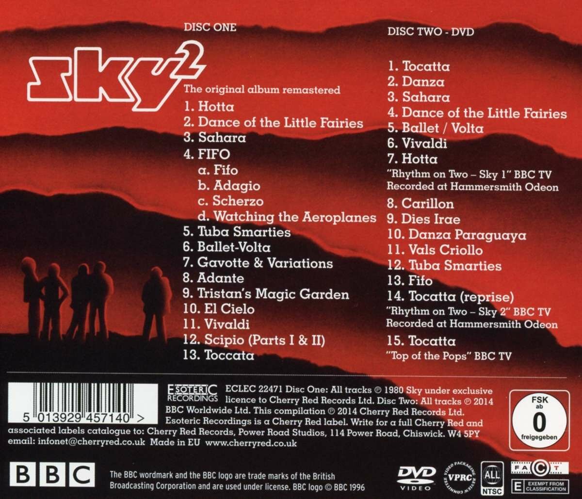 Компакт-диск Sky - Sky 2 (Expanded + Remastered) (CD + DVD) (1 CD) — фото 1