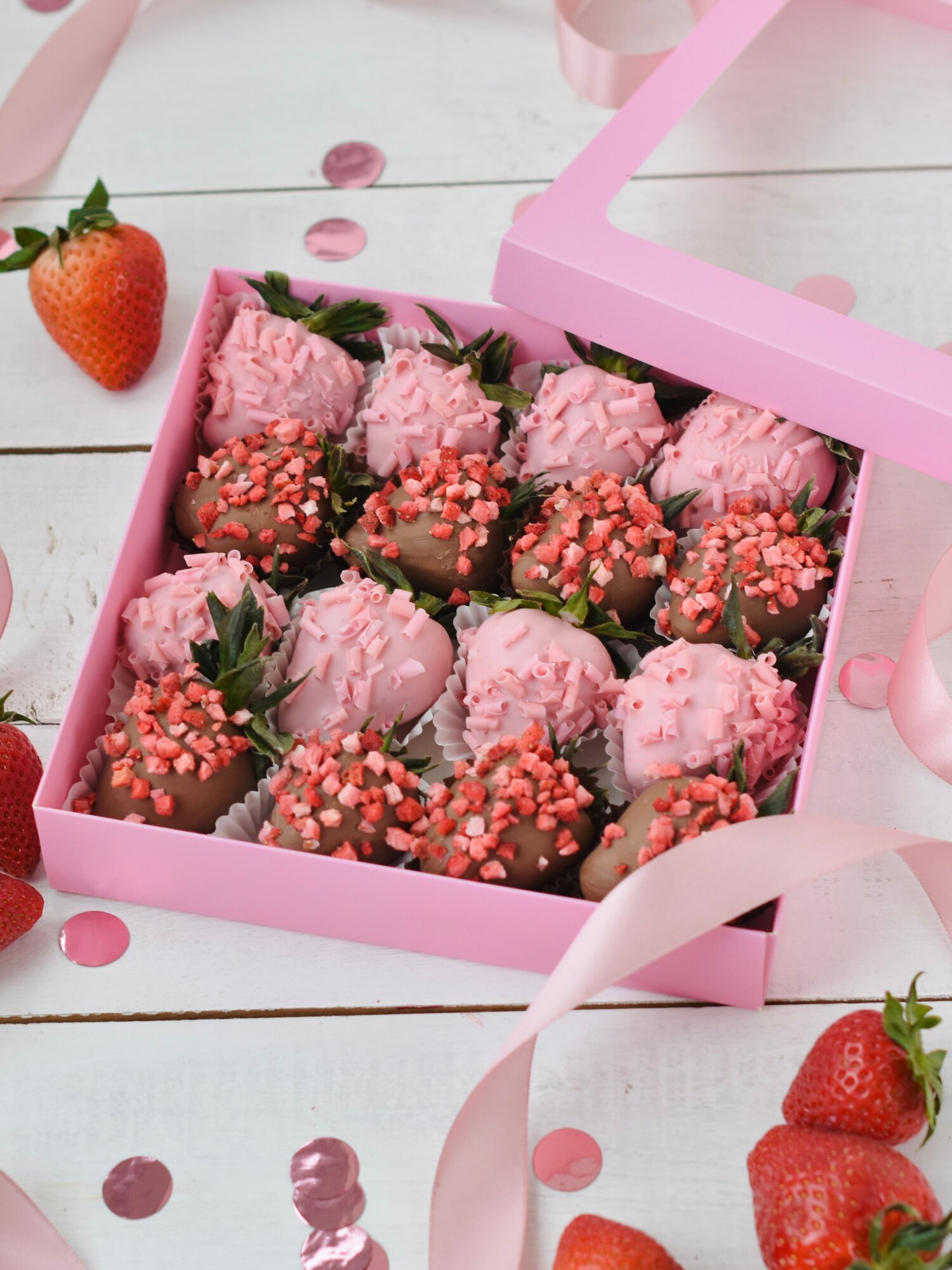 Хит! Набор сердце из клубники в шоколаде, 18-25 шт, подарок для девушки