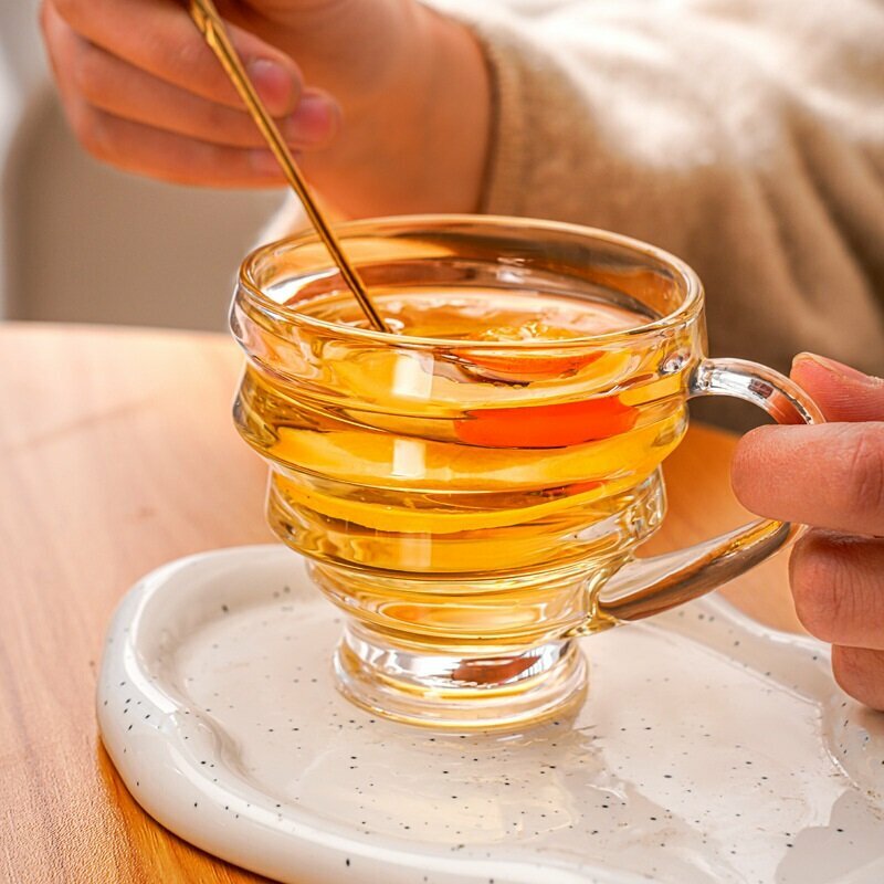 Креативная хрустальная кофейная чашка, изысканная американская кофейная чашка, чашка для латте