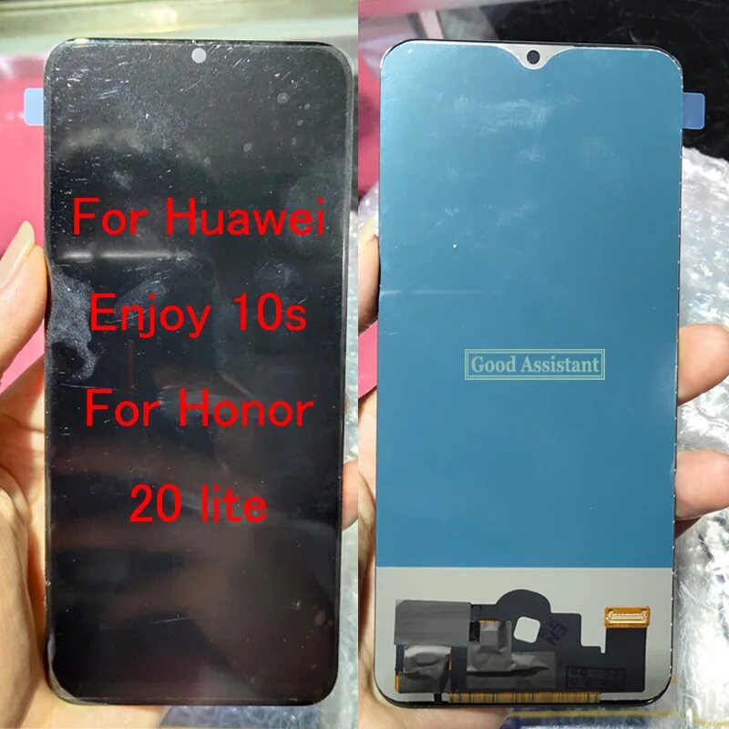 TFT 6,3 "для Huawei Enjoy 10s AQM-AL00 AQM-TL00 ЖК-дисплей с дигитайзером сенсорного экрана в сборе, замена Honor 20 lite LRA-AL00