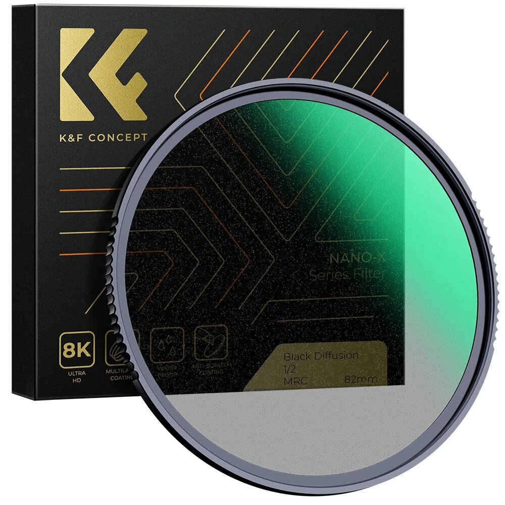 Фильтр K&F CONCEPT Black Mist 1/2, 67 мм