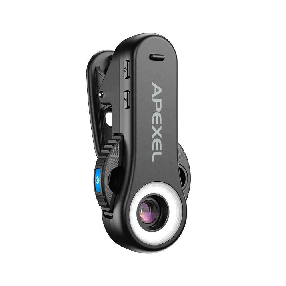 Микроскоп APEXEL 3IN1 40X/80X/120X, ювелирные линзы, трископы со светодиодной подсветкой/универсальный зажим для смартфонов iPhone/Android