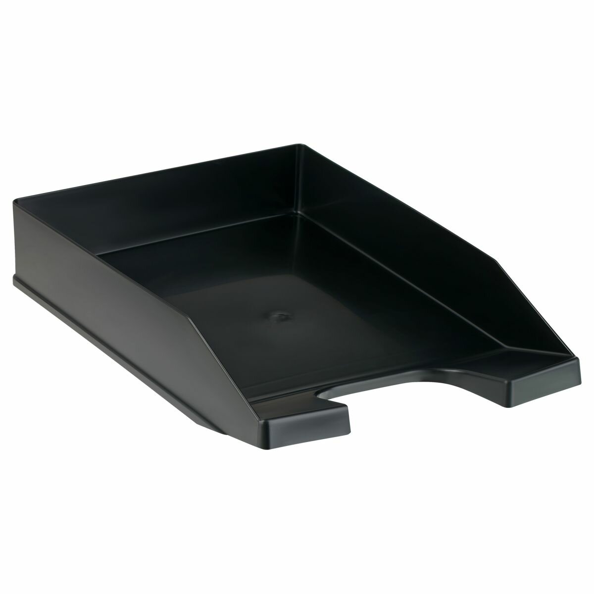 4 шт. Лоток для бумаг горизонтальный СТАММ "Стандарт", черный