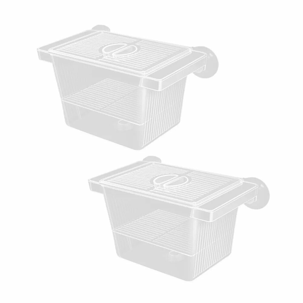 Прозрачные аквариумные камеры для изоляции и защиты мальков 2 шт