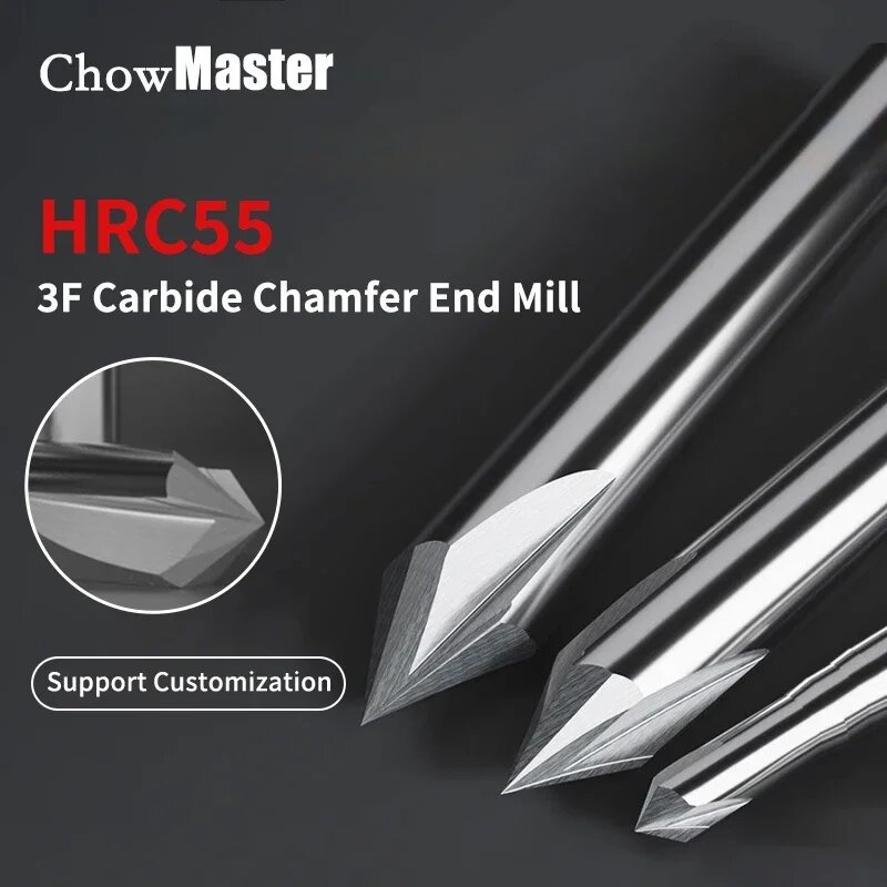 Концевая фреза Chowmaster 3x3x50x90DEG HRC55