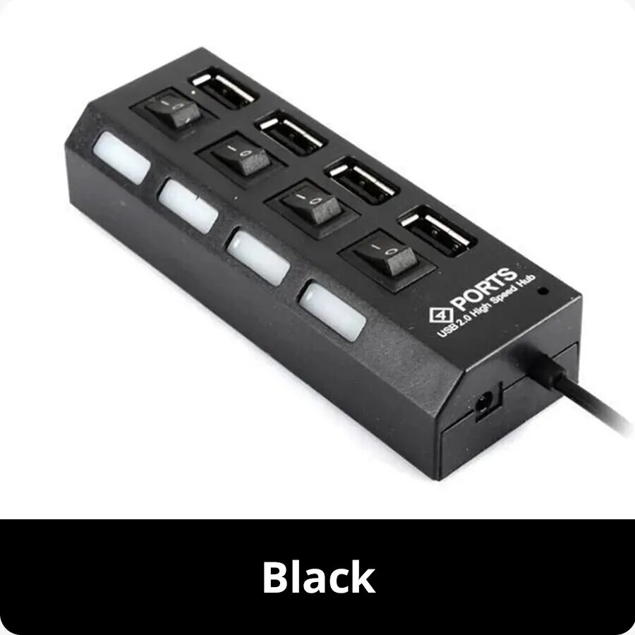 USB 2.0 концентратор 4 порта