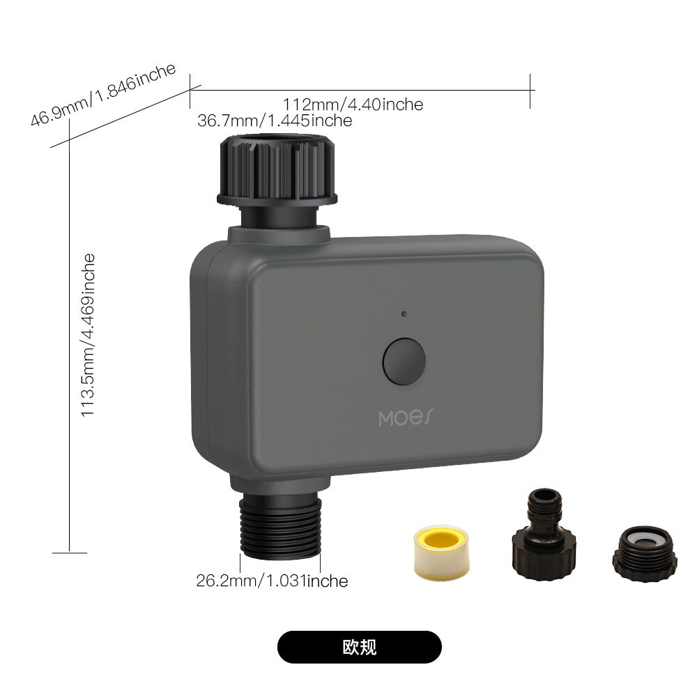 Умный клапан для полива Tuya Bluetooth, приложение для голосового управления, таймер для сада, сельского и лесного хозяйства, капельное орошение, умный полив для цветов