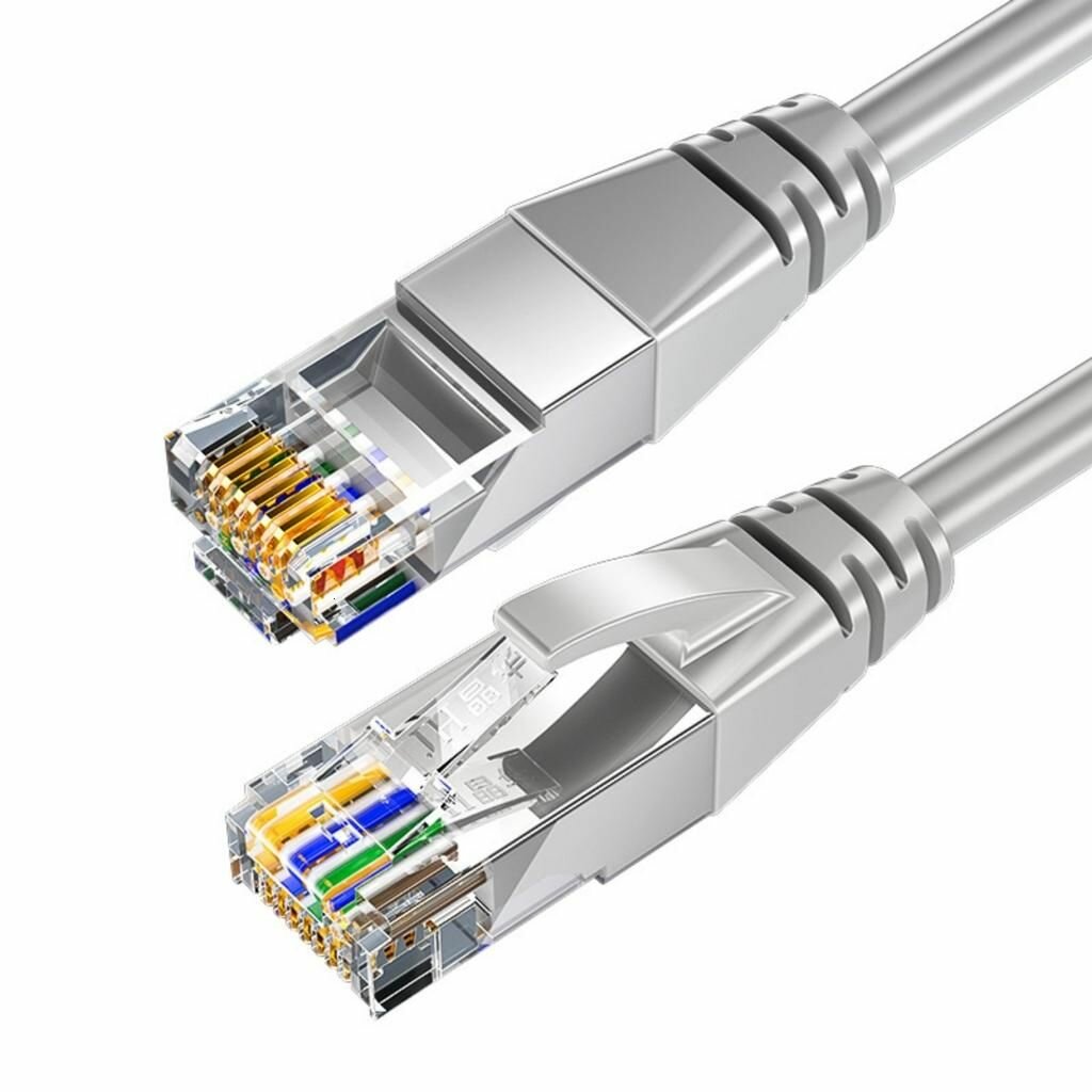 Кабель Ethernet Cat6, Серый - 2m