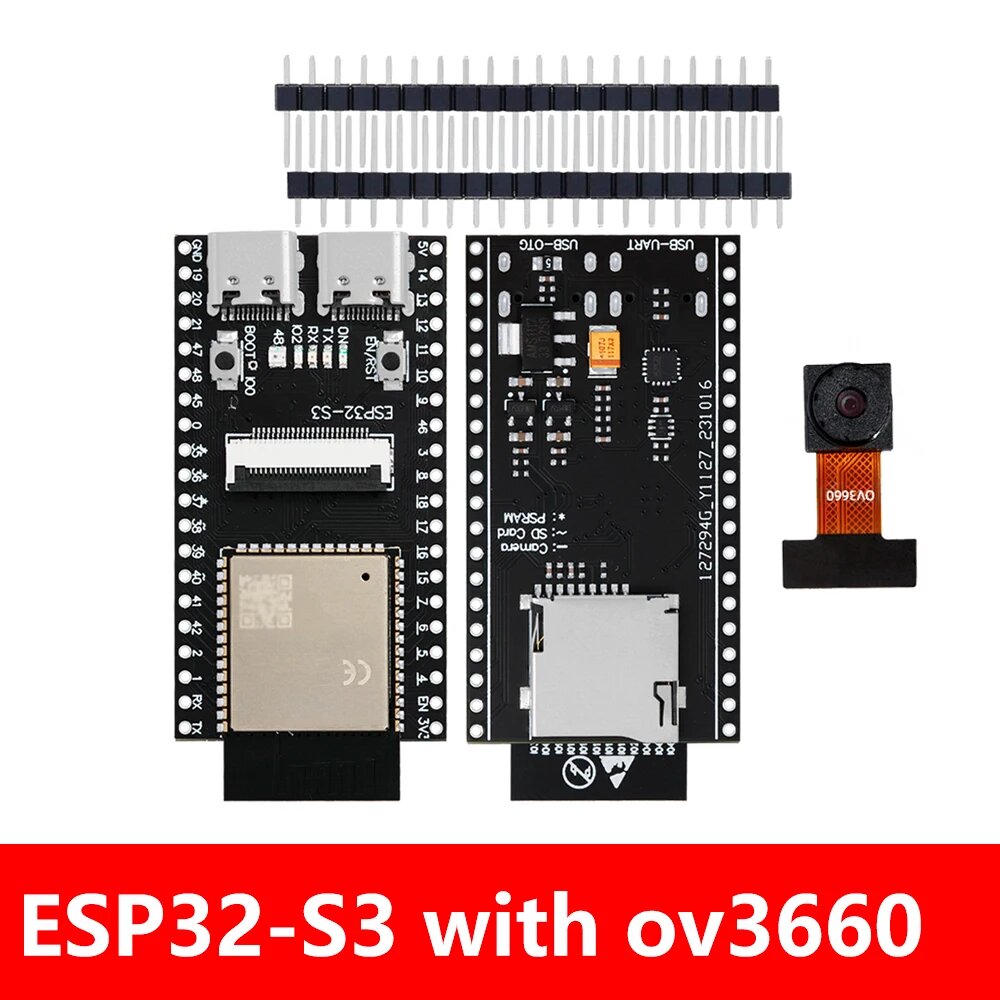 ESP32-S3 N16R8 CAM Модуль Wi-Fi + Bluetooth с камерой OV2640 with ov3660