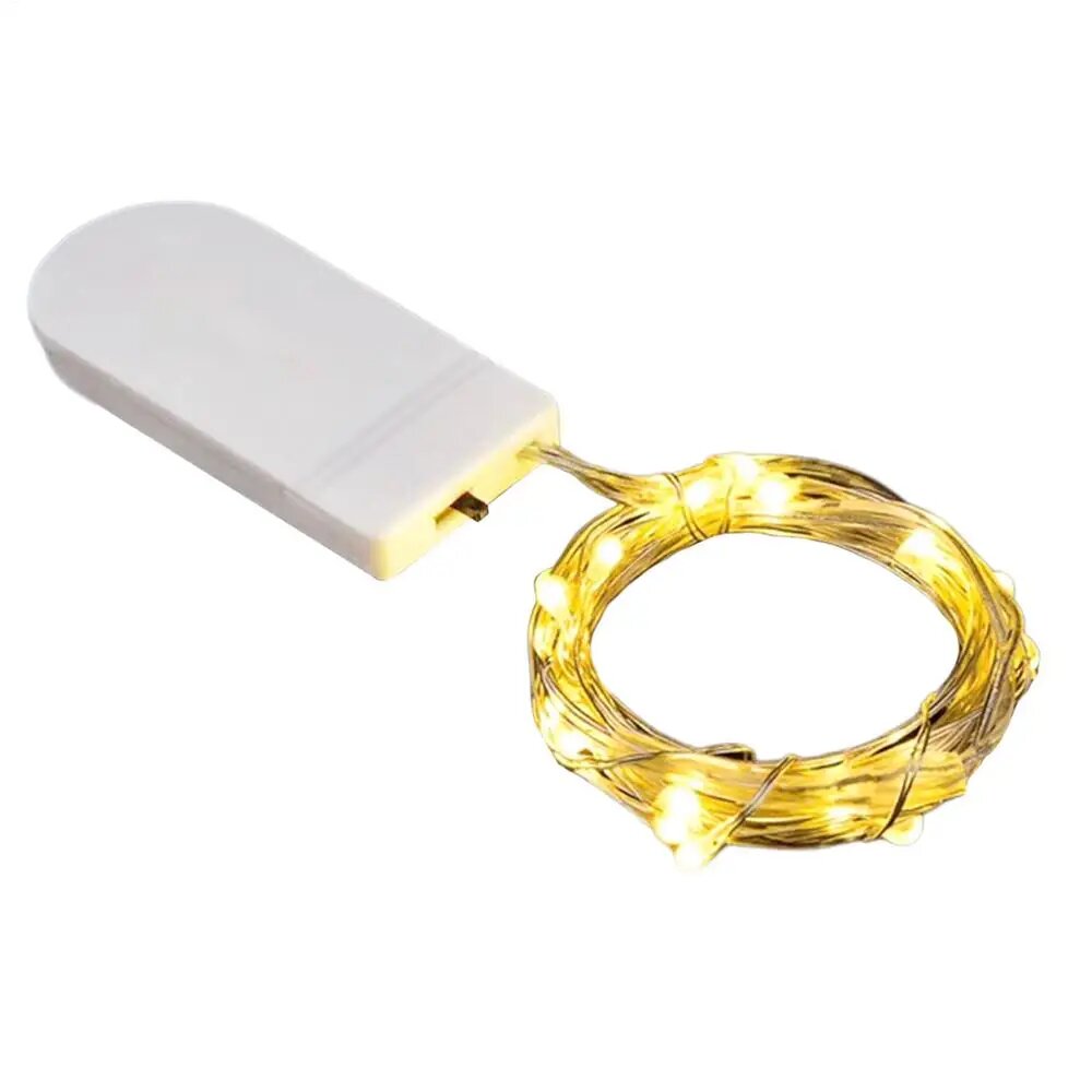 LED гирлянда 1 м, Warm White