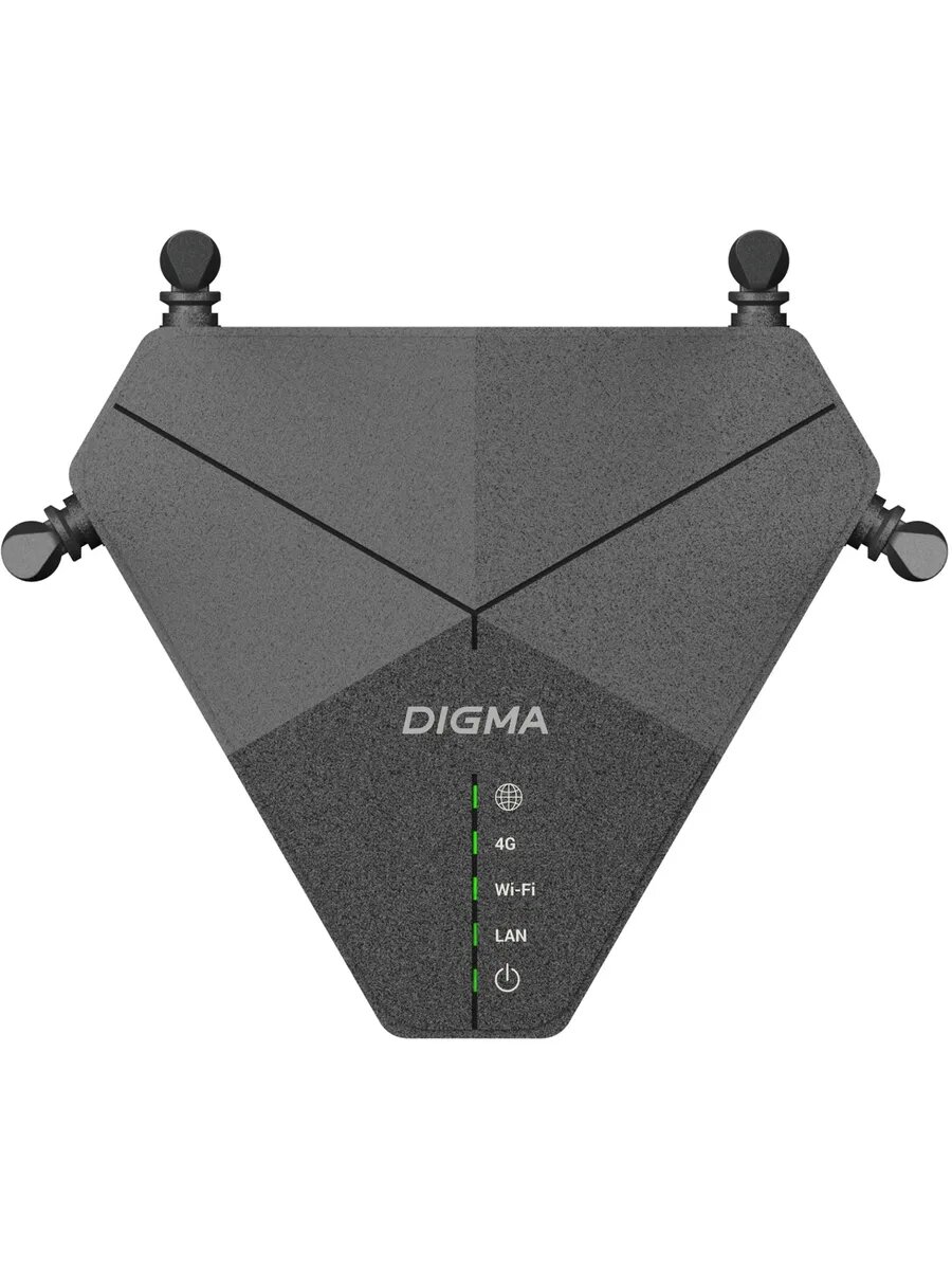 Роутер беспроводной N300 10/100BASE-TX/3G/4G cat. 4 черный
