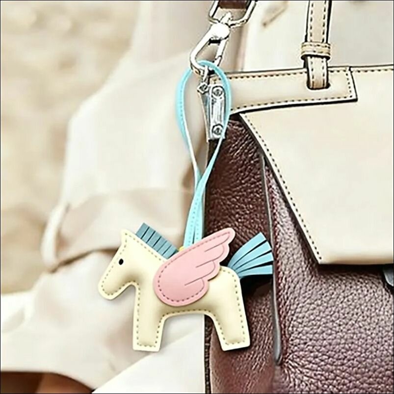 Симпатичные подвески-сумки с лошадьми-коричневый, 1 шт.