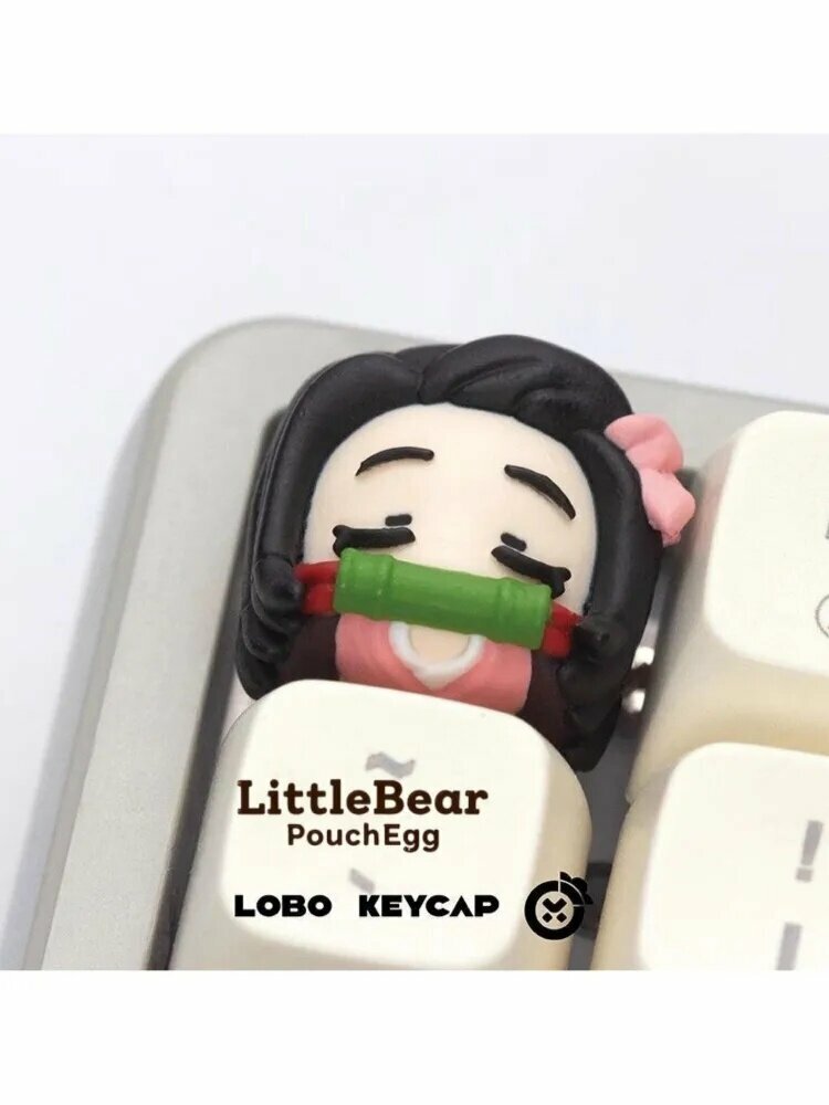 Кейкапы для механической клавиатуры: Нэзуко, Истребитель демонов