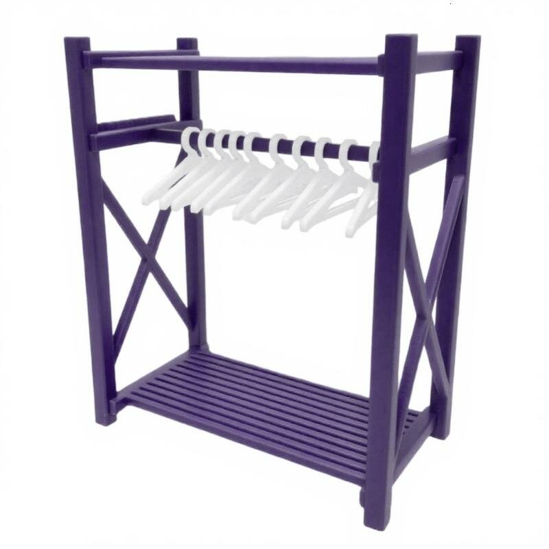 Шкаф для детской одежды-фиолетовый