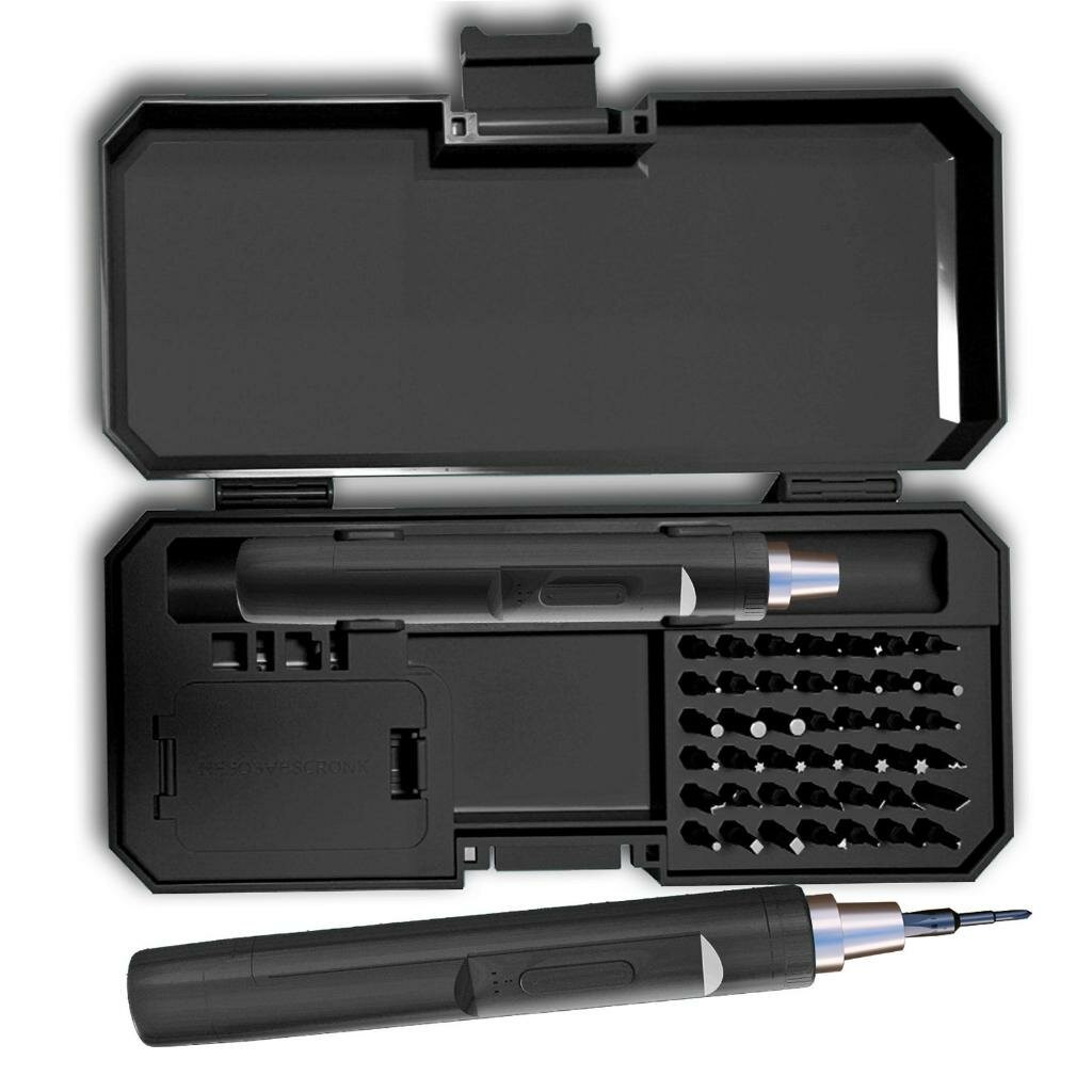 Электроотвёртка 42 в 1, Черный