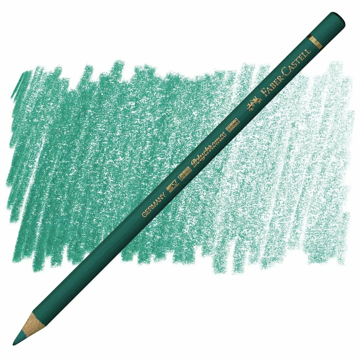 Карандаш цветной Faber-Castell "Polychromos", 1 шт, цвет №276 жженая хромовая зелень