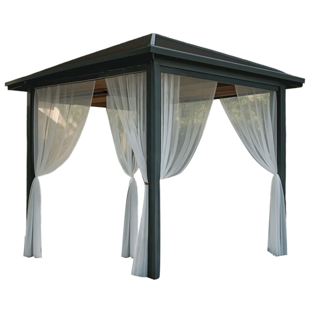 Наружная сетка для беседки противомоскитная занавеска марлевая москитная сетка-белый-160*270 см