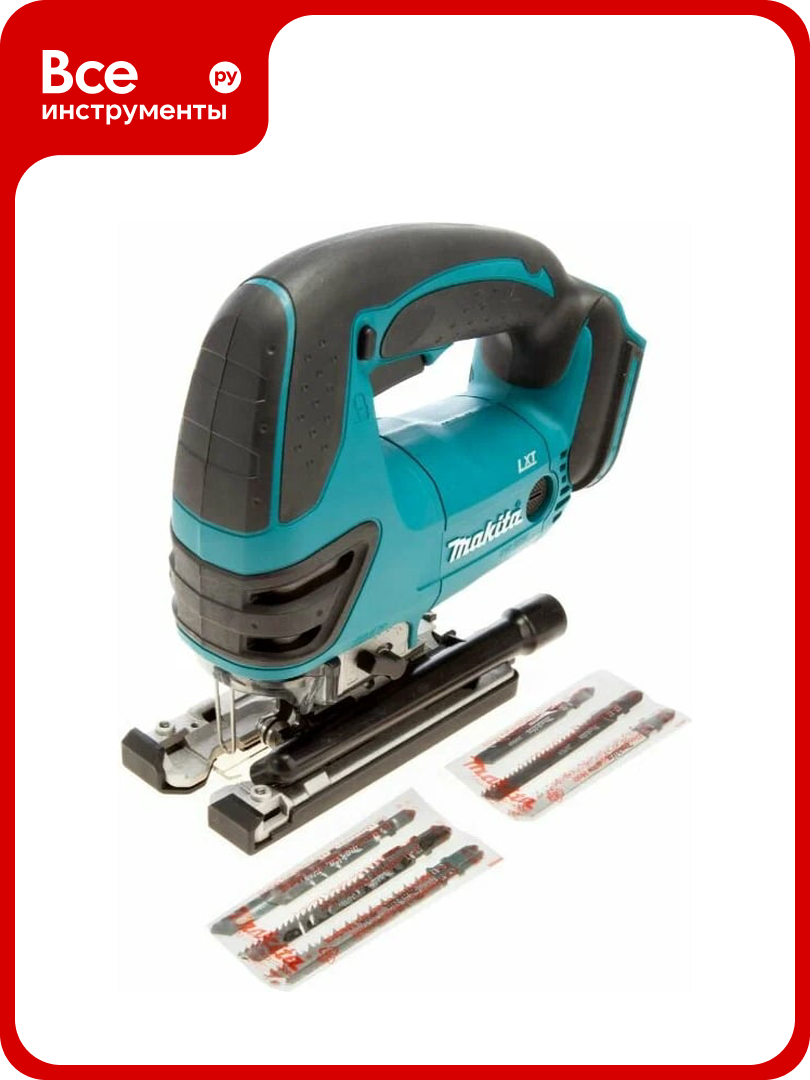 Аккумуляторный лобзик Makita DJV180ZX с быстрой заменой пилки, подсветкой и регулировкой оборотов, профессиональный