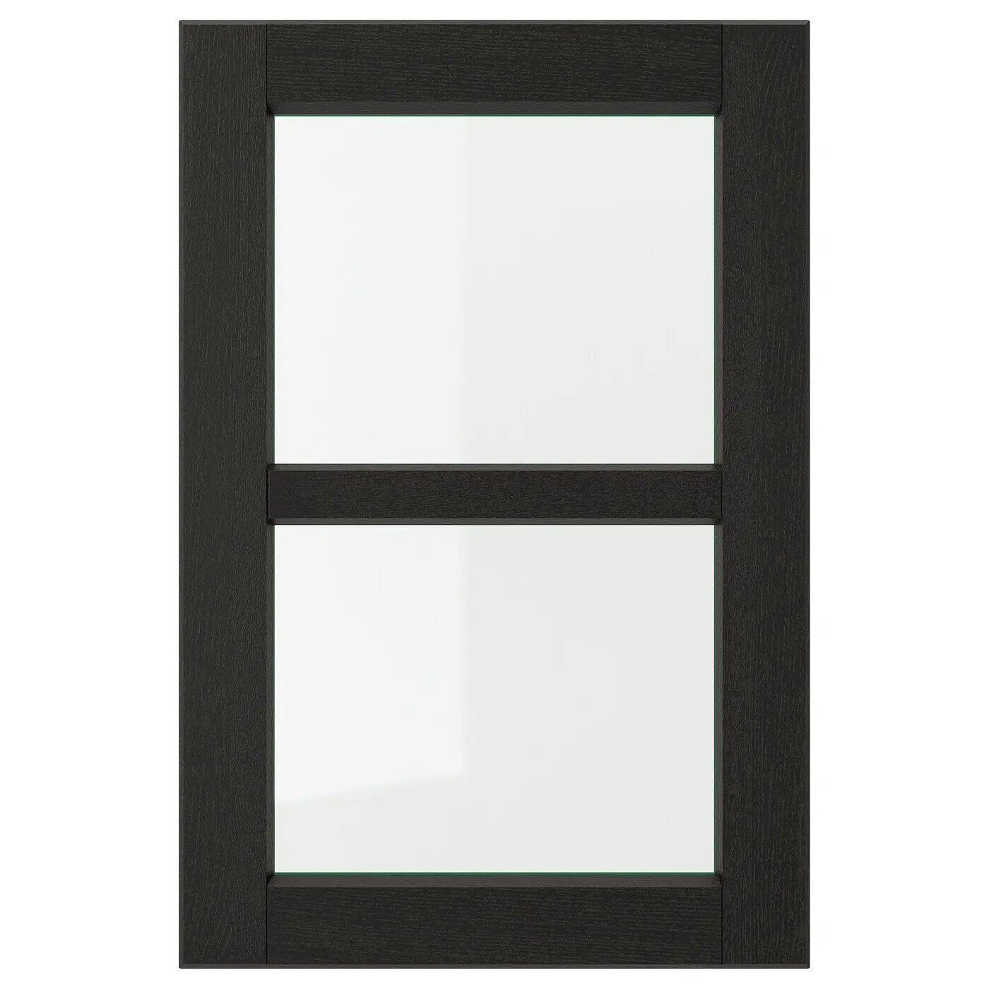 Дверца стеклянная LERHYTTAN, черная окрашенная, 40x60 см