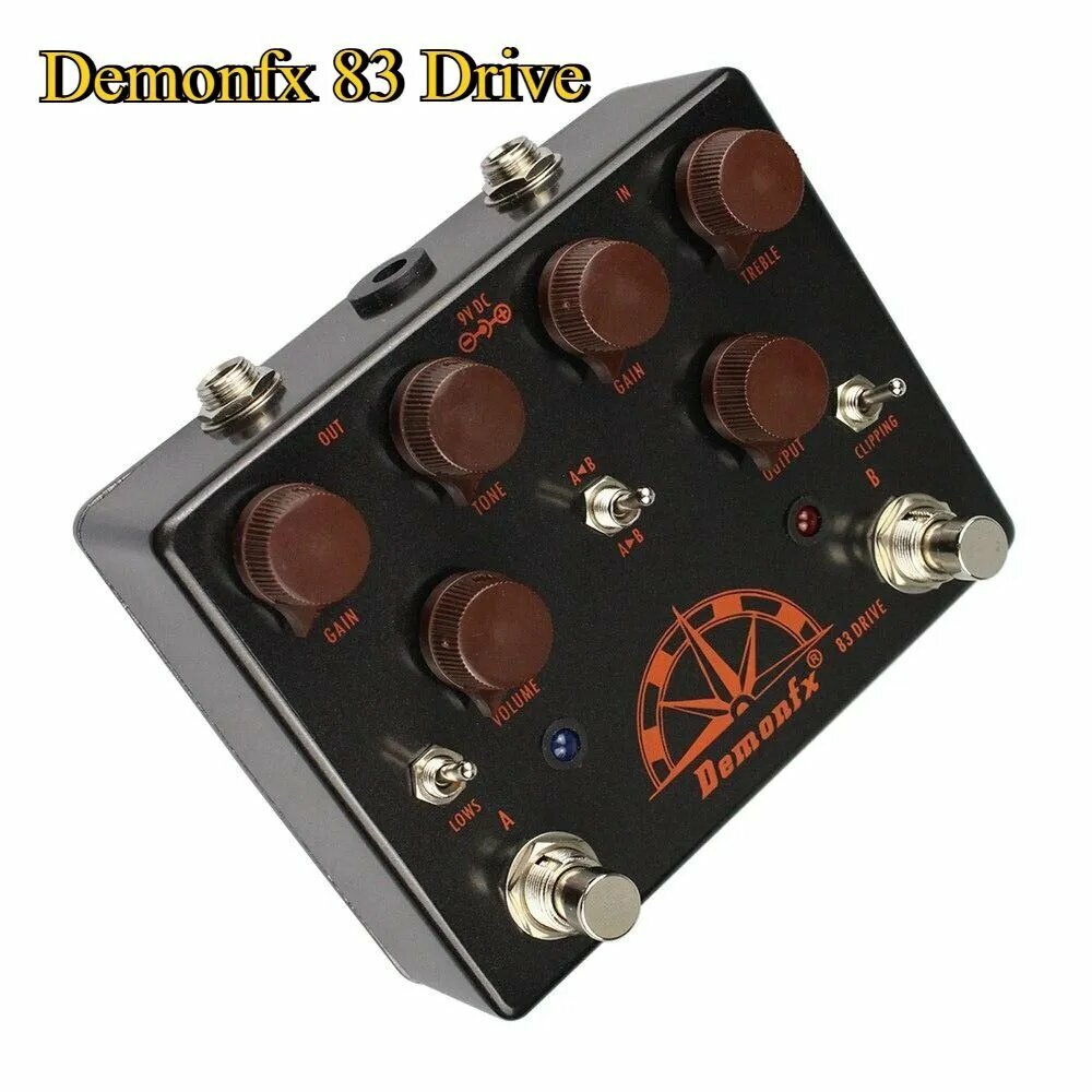 Demonfx 83 Drive Гитарная Педаль Двойной Драйв Гибрид Bluesbreaker И K-C Премиум