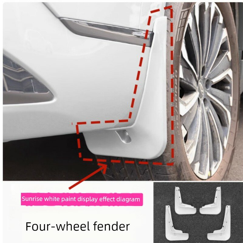 Задний подкрылок для Chery Tiggo 9 (2022-2024), без сверления, декоративные аксессуары для модификации задней двери,