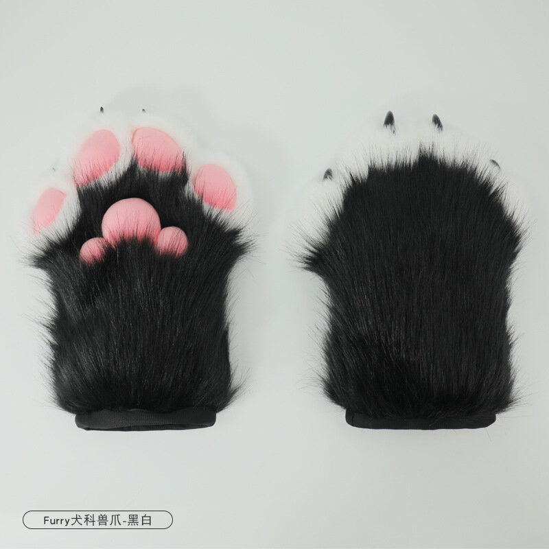 Костюм куклы в японском стиле, маска головы собаки, лапы, хвост, полукостюм, набор фурри