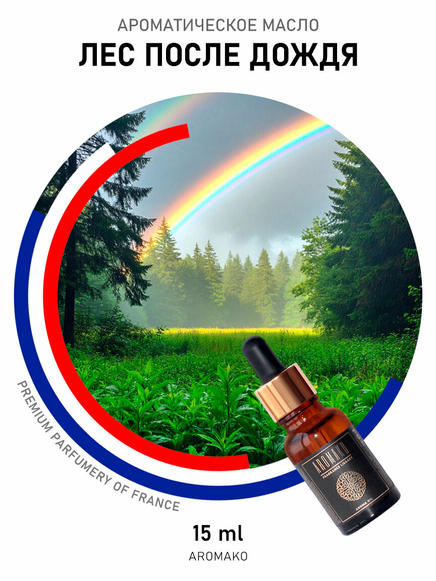 Ароматическое масло AROMAKo "Лес после дождя" , для ароматерапии, 15мл