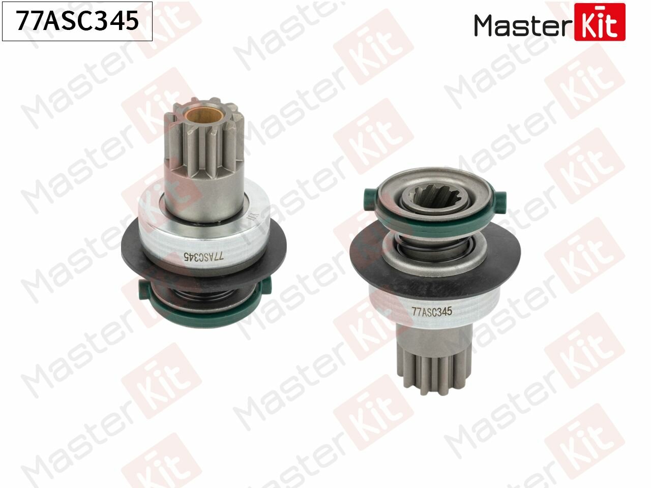 Бендикс стартера Audi A38L1 96-06Skoda Octavia 96-10VW Bora1J2Golf V1K1 98-13 MasterKit 77ASC345