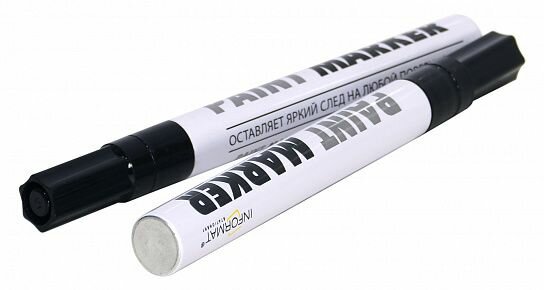 Маркер-краска 4.0мм черный "Paint" INФОРМАТKRR04K
