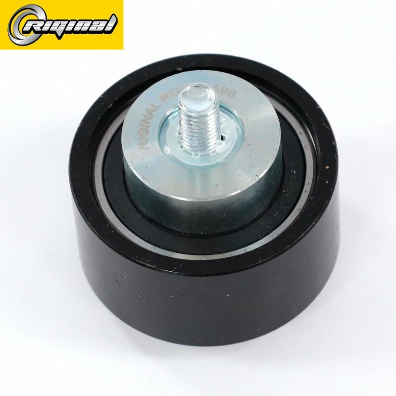 Ролик промежуточный ремня нижний (гладкий) Riginal для а/м ГАЗ-3302, 3221 с дв. Cummins ISF 2.8