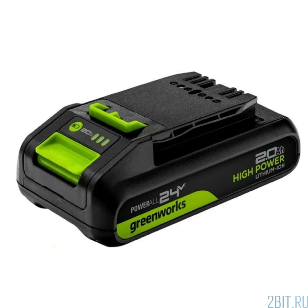 Батарея аккумуляторная Greenworks G24HP2 24В 2Ач Li-Ion (2957707 )