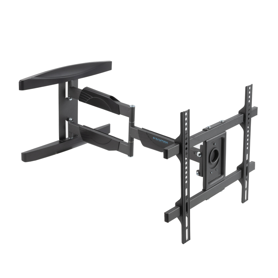 Кронштейн настенный Kromax ATLANTIS-60 26"-65", поворотно-выдвижной, наклонный, нагрузка до 40 кг, черный