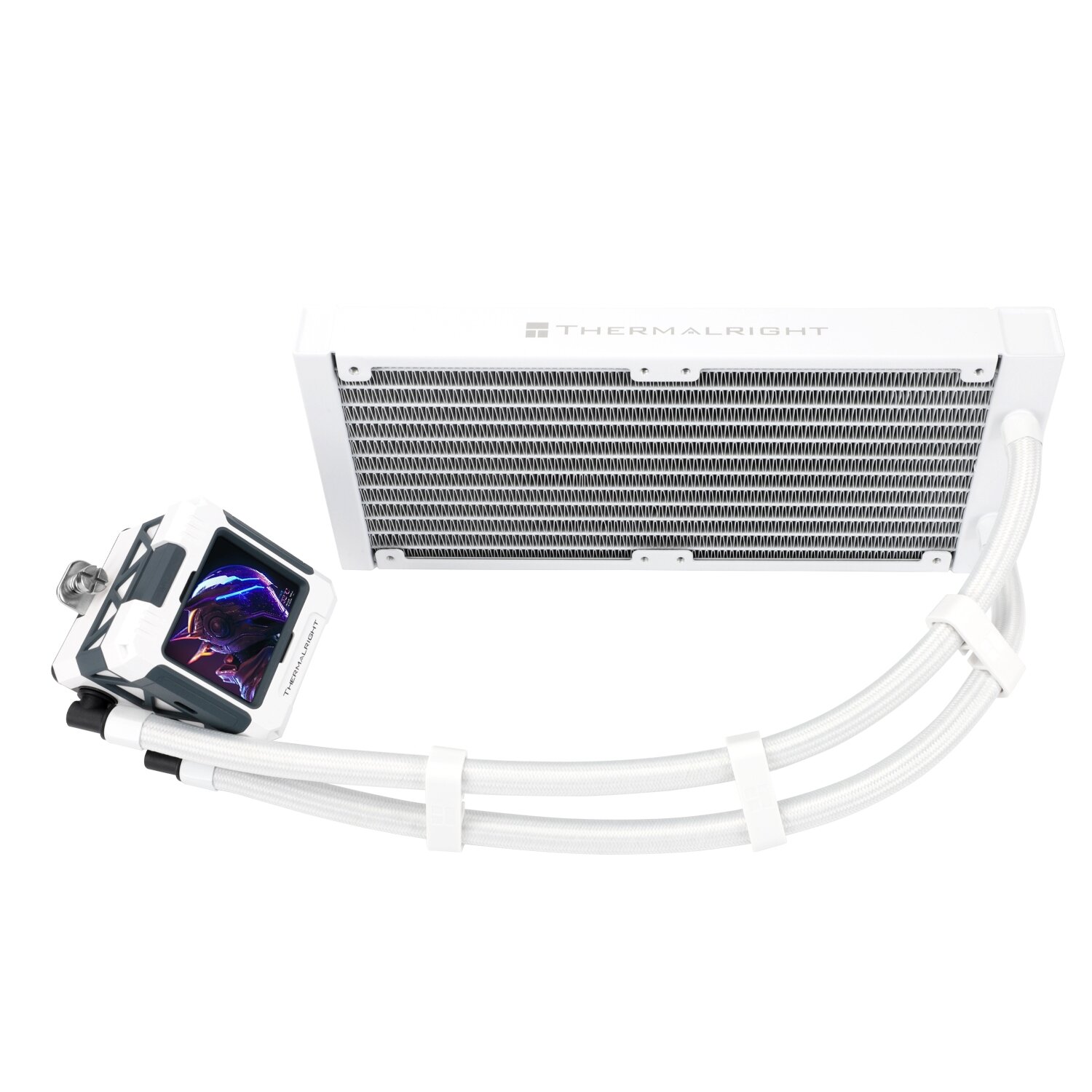 Система охлаждения Thermalright Frozen Warframe 240 X WHITE, для процессоров, 240мм, белая , без вентиляторов