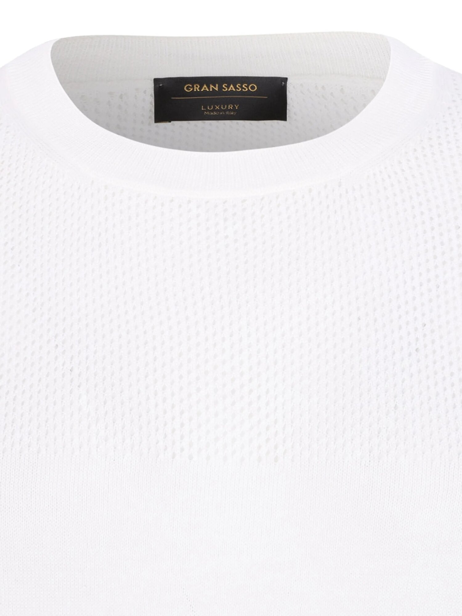 Свитер Gran Sasso Open knit sweater, размер 42, , бежевый/белый — фото 1