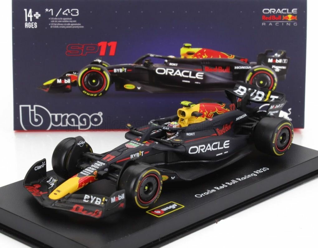 Машинка коллекционная Spark 1:64 Oracle RB Racing RB20 No.11 2024 Sergio Perez Y371