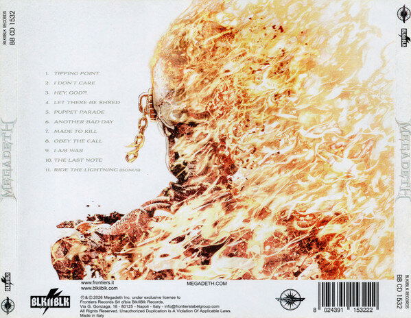 Музыка CD Megadeth - Megadeth — фото 1